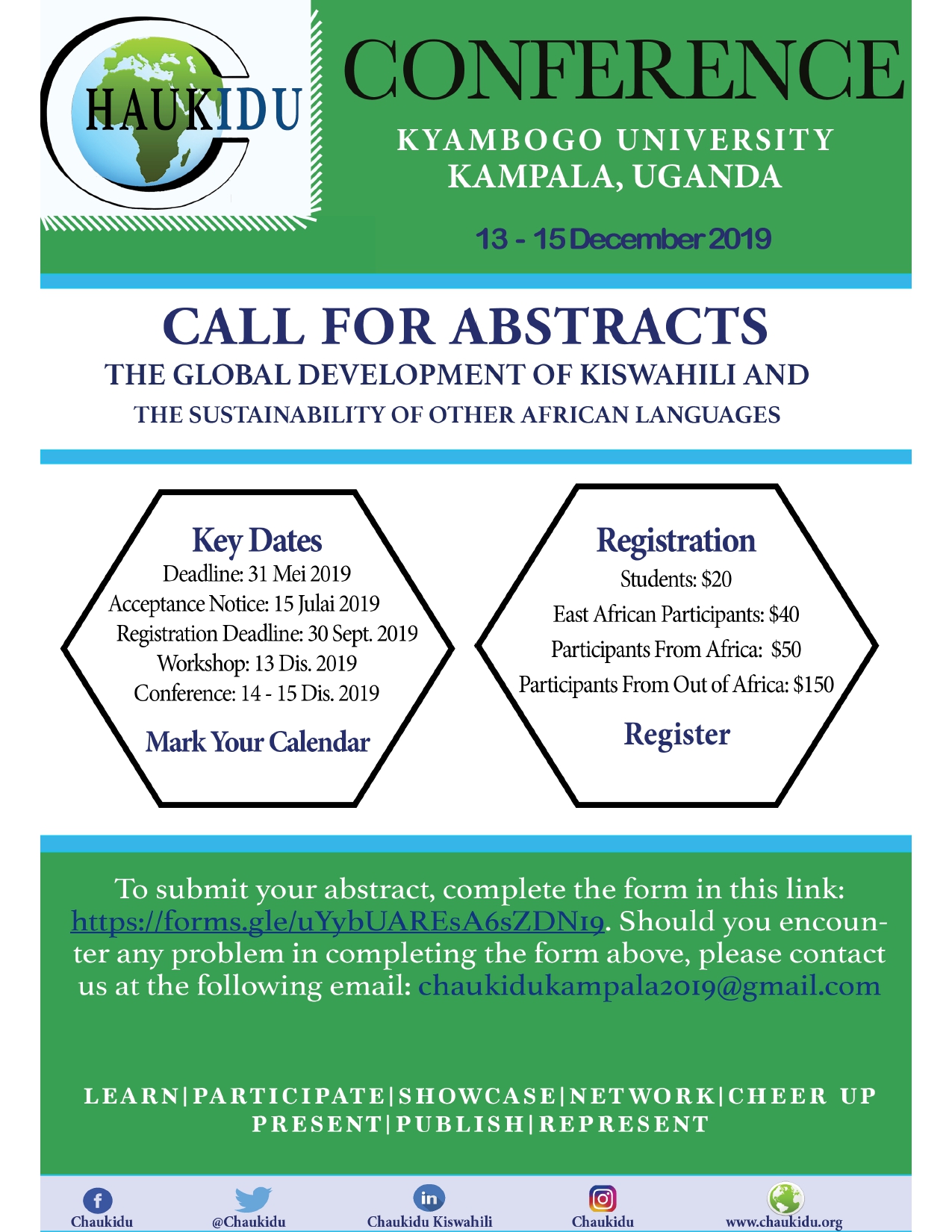 The 5th International CHAUKIDU Conference Kampala, Uganda - The ...