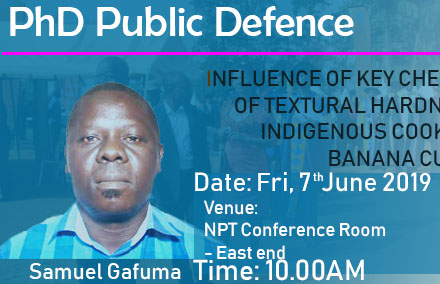 PhD Public Defence - Samuel Gafuma - The Official Kyambogo University ...